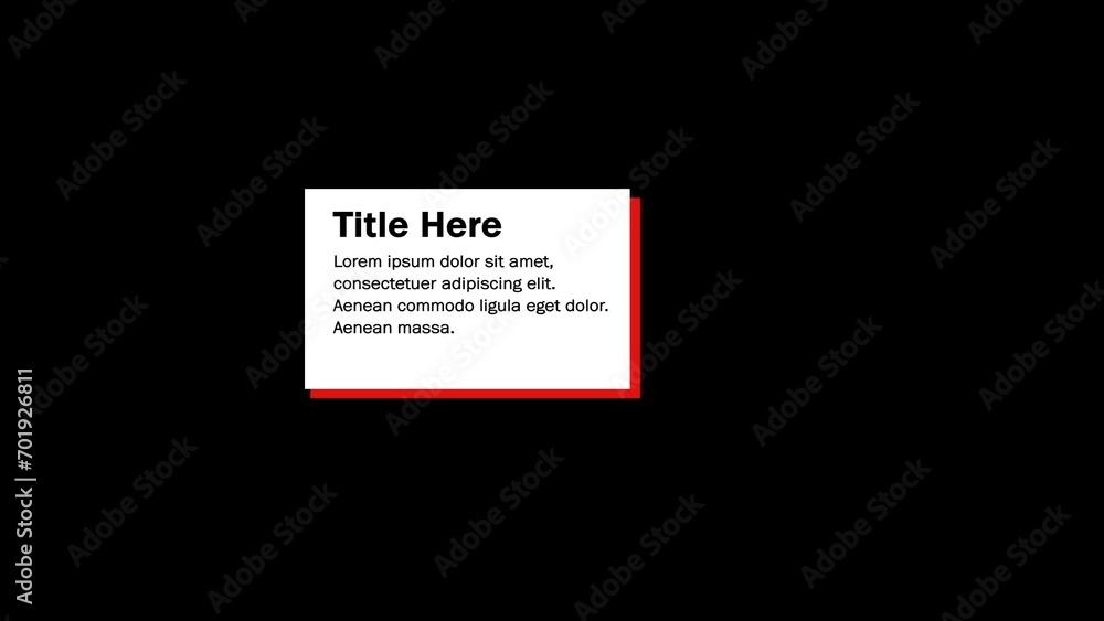 Basic Quote and Questions Lower Thirds Info Screen Stock Template ...