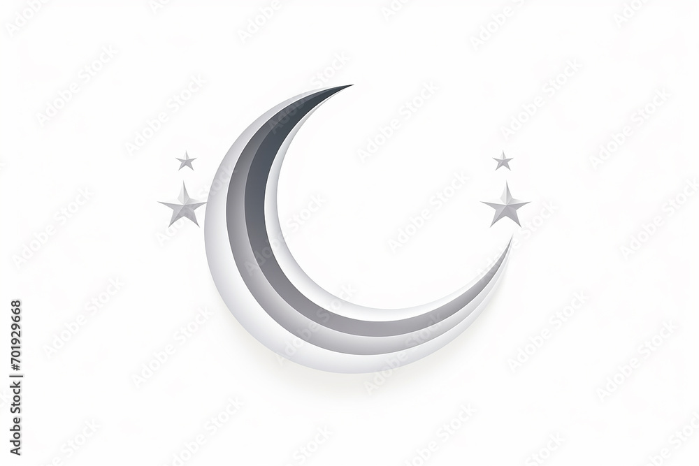 Lunar simbol, women day simbol, top view, white background Stock ...