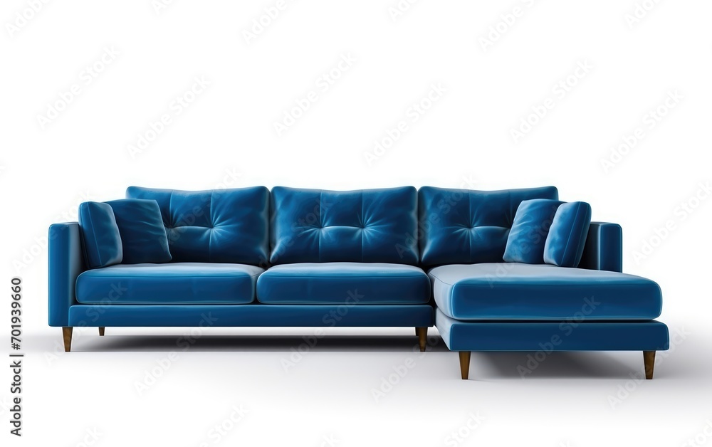L Shape blue Sofa Set For Living Room, Modern blue L shape sofa ...