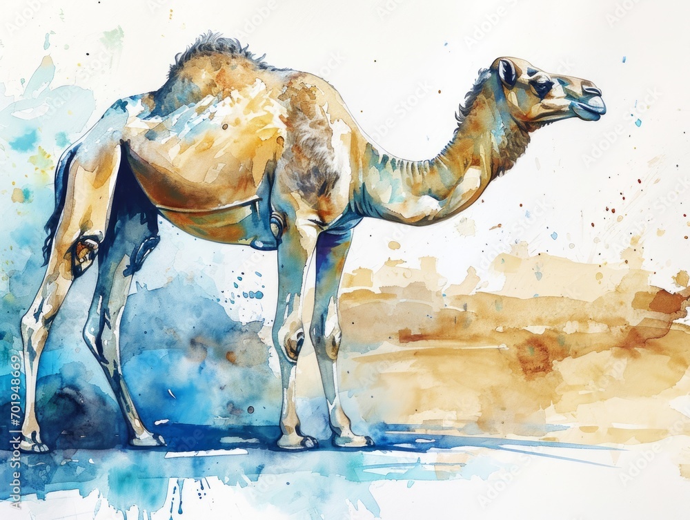 The Story of Prophet Salih's Camel as a Symbol of Divine Warning AI ...