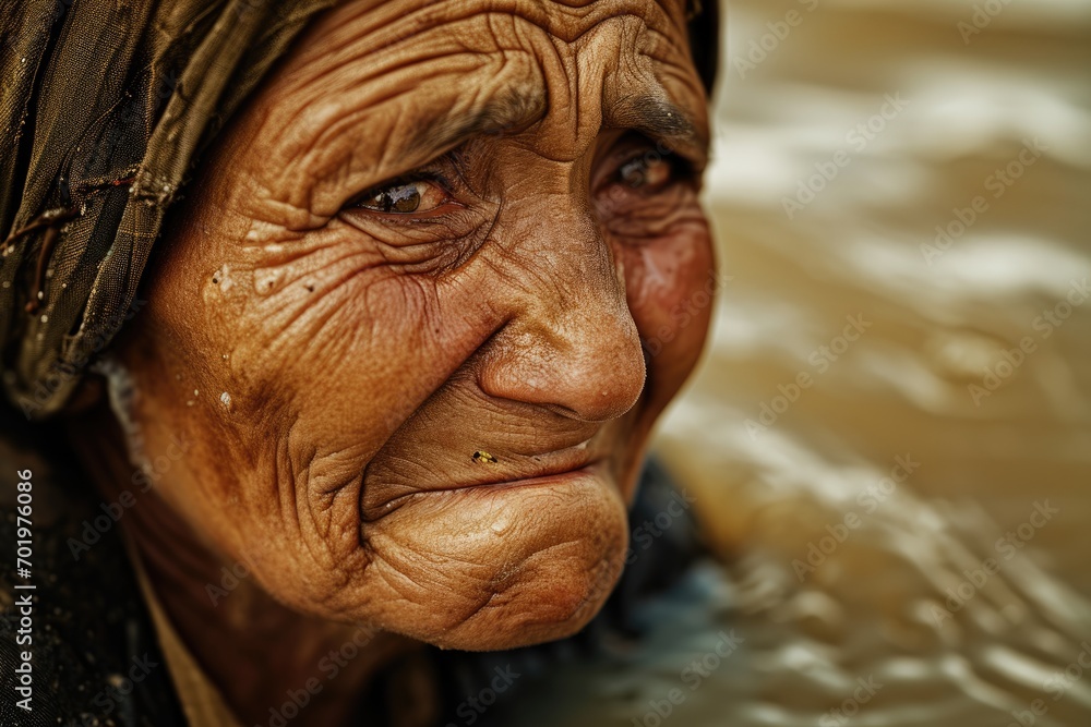 Tears of Gratitude: An emotional scene of relief after rescue, a ...