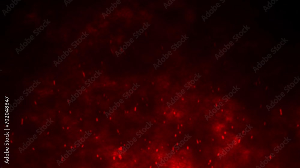 3D animation motion flames fiery hot ember sparks firework glow flying ...