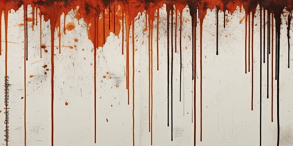 red paint splatter on wall background, Red blood splatter on a grunge ...