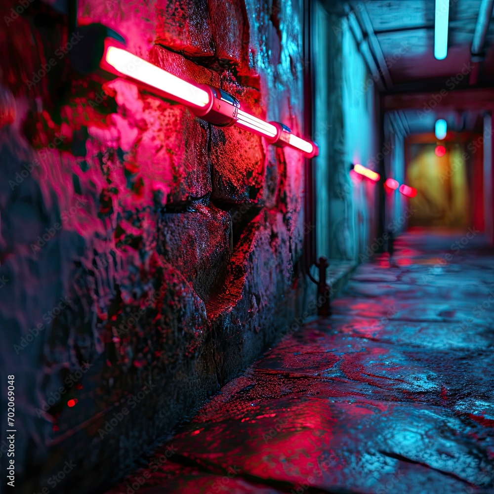 Trendy Graffiti Style Background Light Neon, Background Images , Hd ...