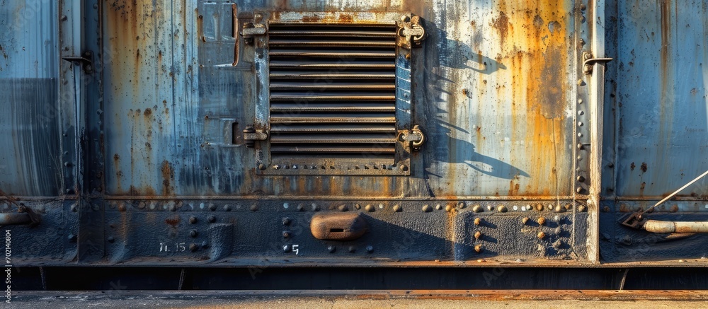 A photo of cargo hold natural ventilation flap and louver fitted on ...