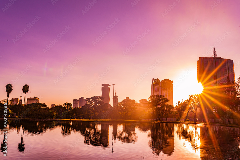 Nairobi City County Kenya's Capital Sunset Sunrise Sundowner Golden ...