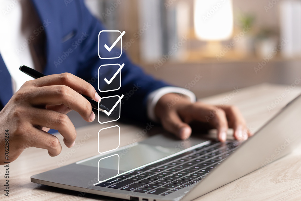 Business performance monitoring and evaluation concept, Take an ...