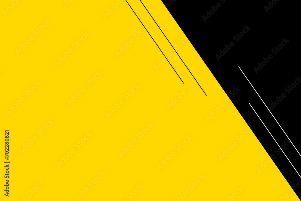 Yellow and Black Wallpaper Illustration, This captivating wallpaper ...