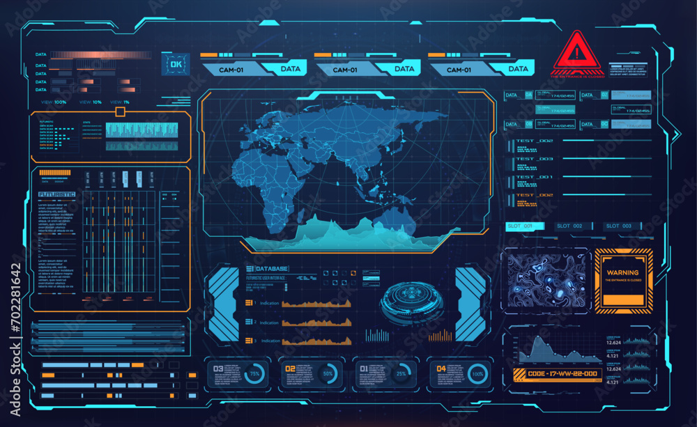 Advanced Global Surveillance Interface with Data Analytics and World ...