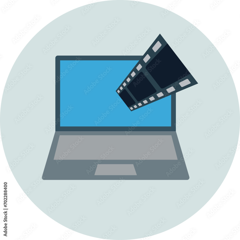 illustration of a laptop and a computer. multimedia icon vector png ...