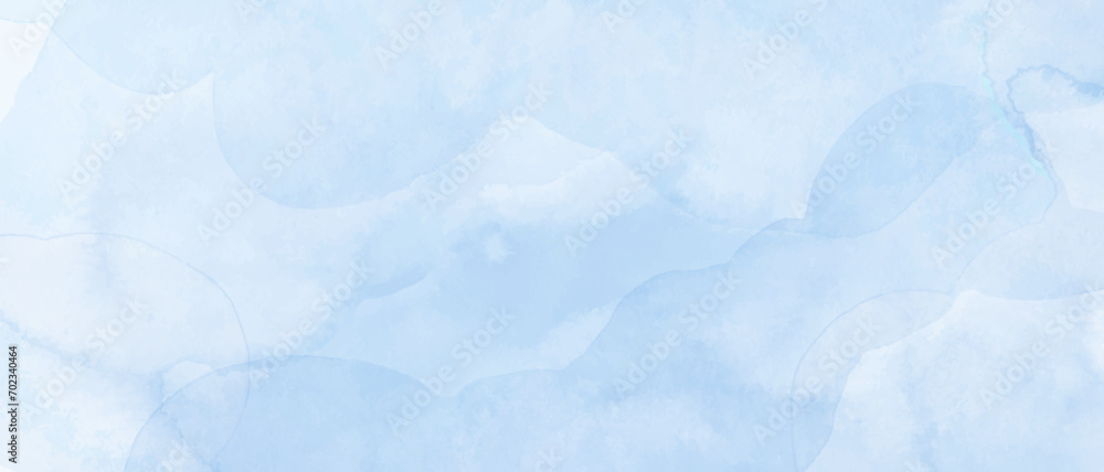 Horizontal abstract blue watercolor lines, waves, texture. Blue ...