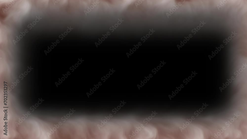 Animation Smoke Red frame, on a transparent background. Alpha channel ...