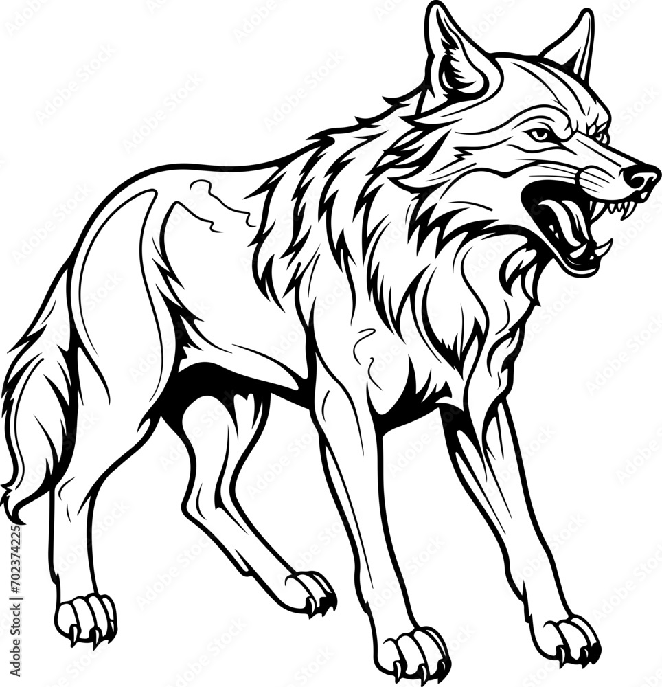 Vetor de Wolf SVG, Wolf Pack SVG, Great Wolf Lodge SVG, Wolf with ...