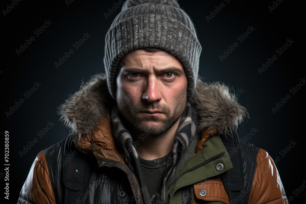 A character in a movie portraying a range of emotions, creating a ...