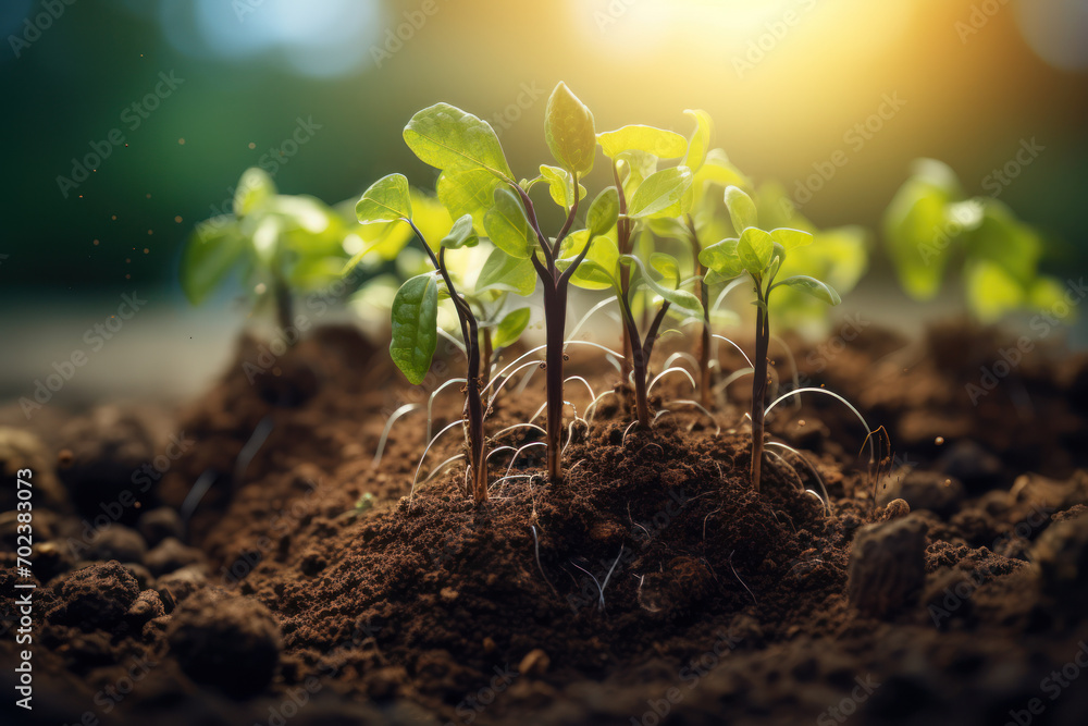 A visual representation of the nitrogen cycle in soil, emphasizing the ...