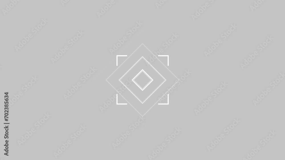 Vidéo Stock Digital Capture icon, center focus symbol . scan QR code ...