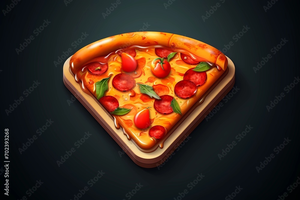 pizza drawing, Italian cuisine, drawing for pizzeria, illustration for ...