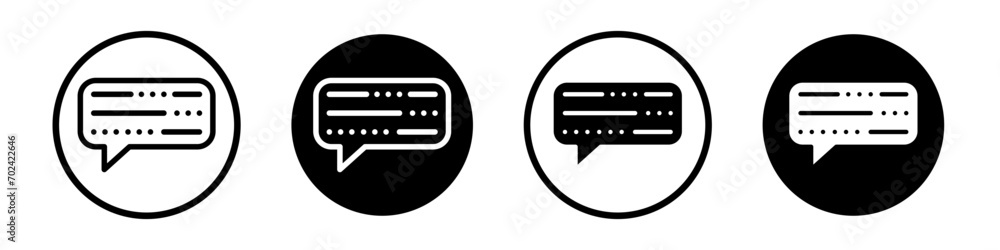 Vetor de Morse code icon set. Telegraph key code texture vector symbol ...