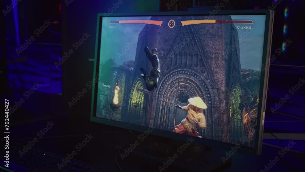 Vidéo Stock Streamer Wins Challenging Battle Against Enemy In Fighting ...