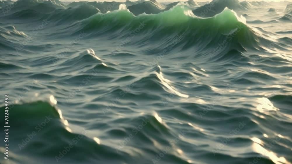 Seamlessly looped, this background showcases a flyover of the surface ...