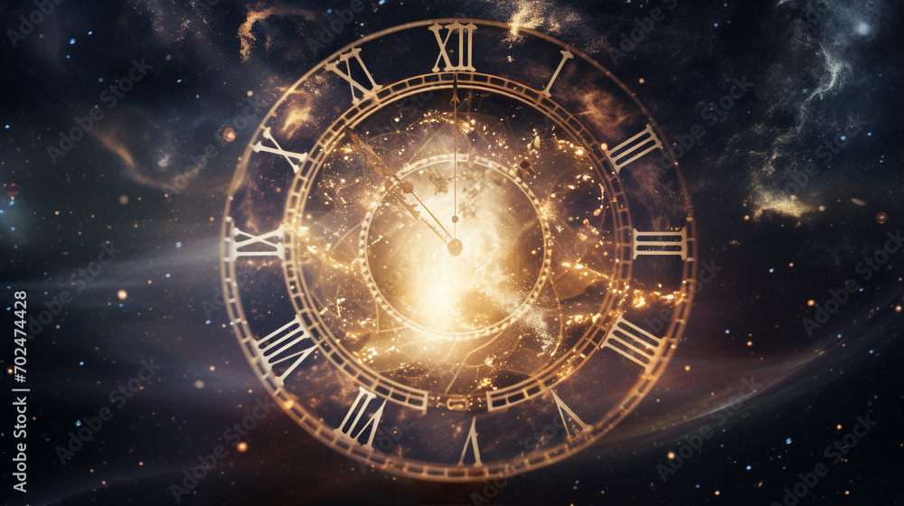 Fotografia do Stock: ancient time deity resembling Chronos, in a realm ...