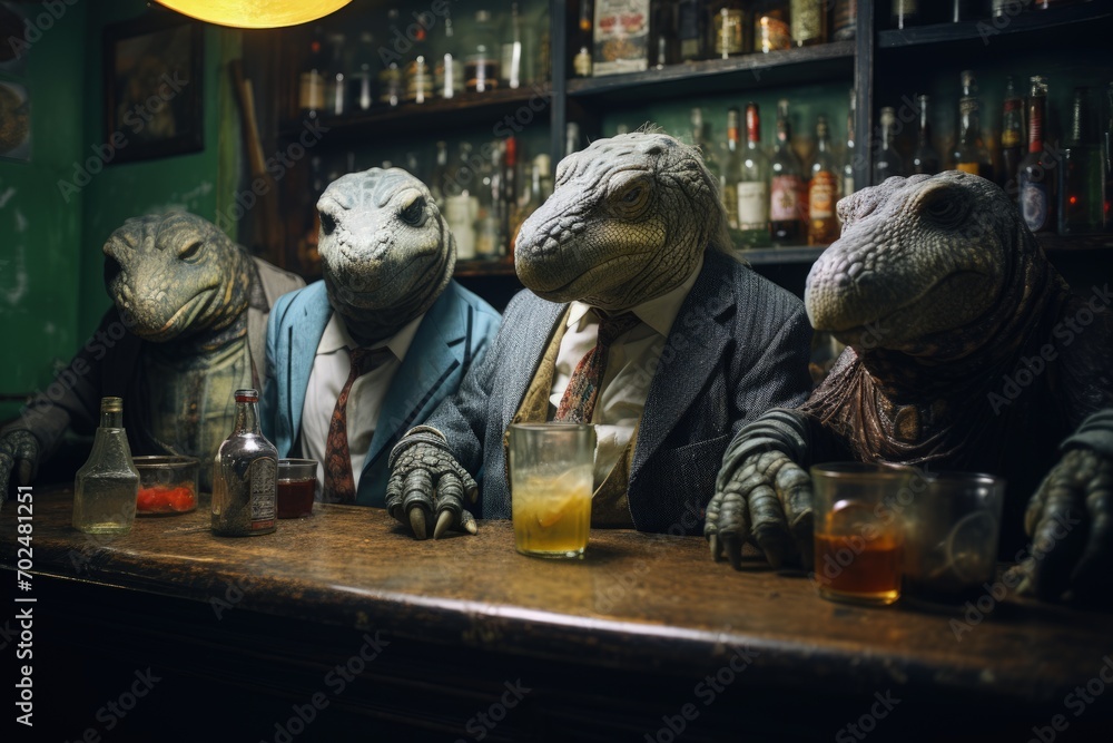 Whimsical world imagining animals in human roles playful ...