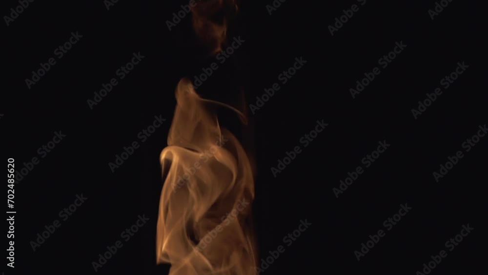 Manufacturing Facility. Flame of Fire is Released from the Industrial ...