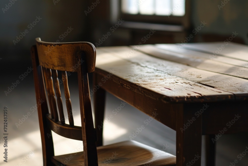An empty chair at a table set for many, a stark reminder of exclusion and the absence of a voice ...