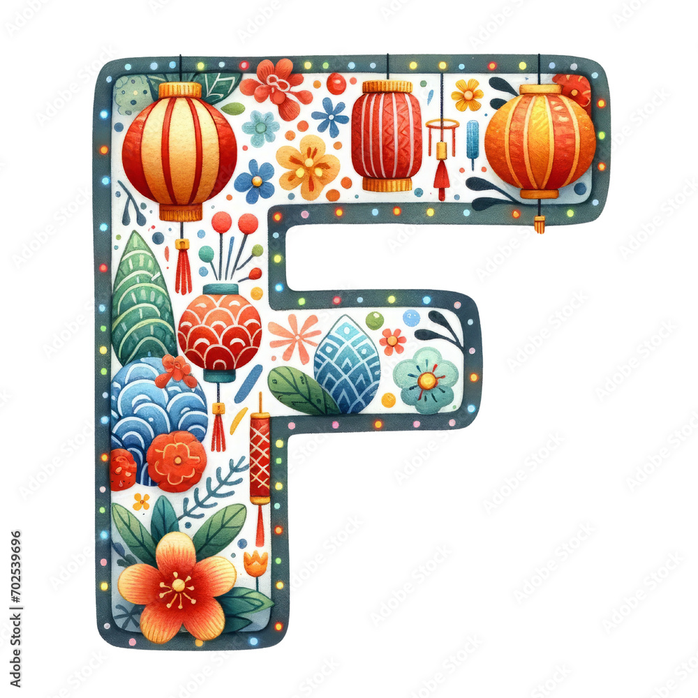 chinese alphabet, chinese number, chinese clipart, water color clipart ...