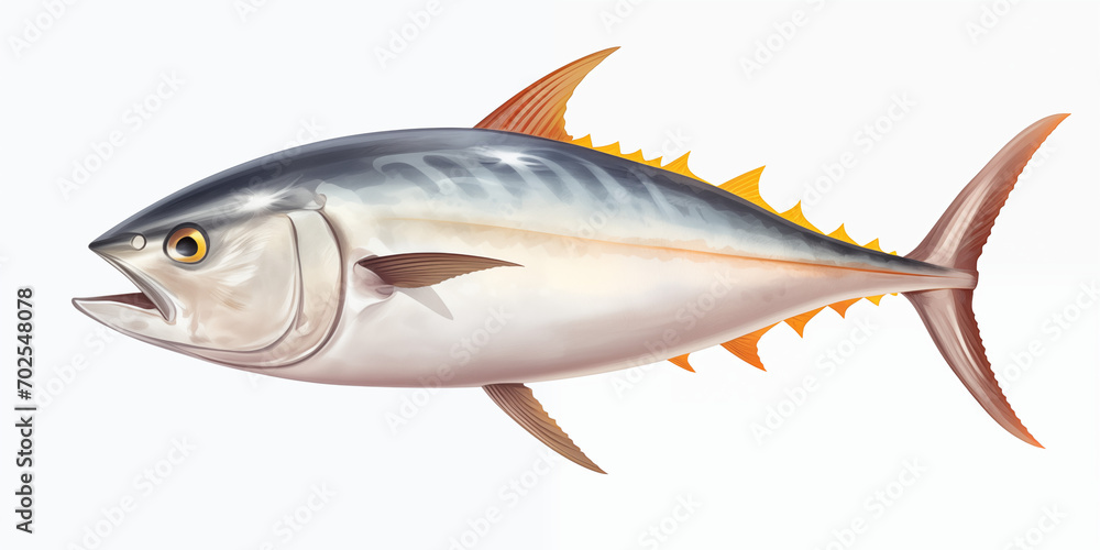 blue marlin fish with yellow tips on it's head and tail ink delicious ...