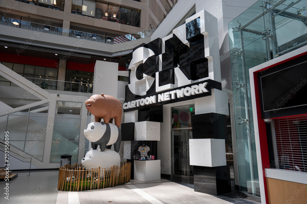 Atlanta, GA, USA - June 14, 2022: Cartoon Network sign is seen at the ...