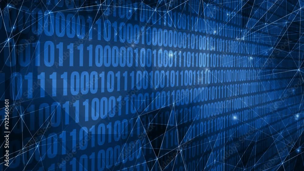 Algorithm For Cyber Security Connected Lines Of Binary Code And Artificial Intelligence