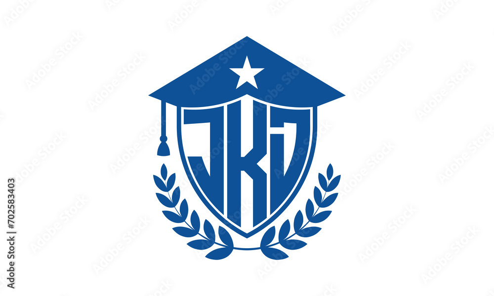 Grafika wektorowa Stock: JKD three letter iconic academic logo design ...