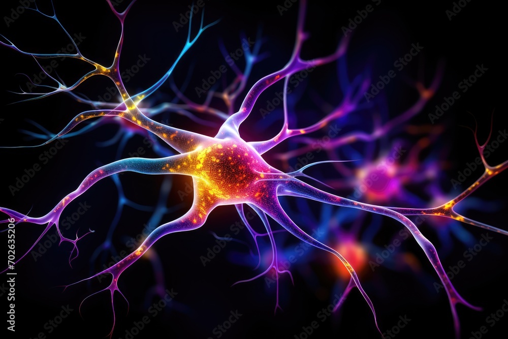 Neuronal learning, 3d neurons forge new connections, strengthening the ...