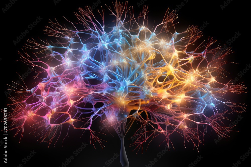 Neuronal learning, 3d neurons forge new connections, strengthening the ...