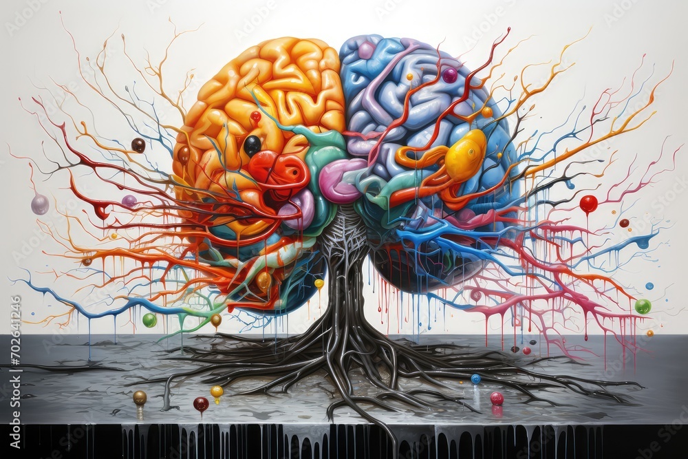 Brain Neurons and synapses, neurotransmitters in cortex ...