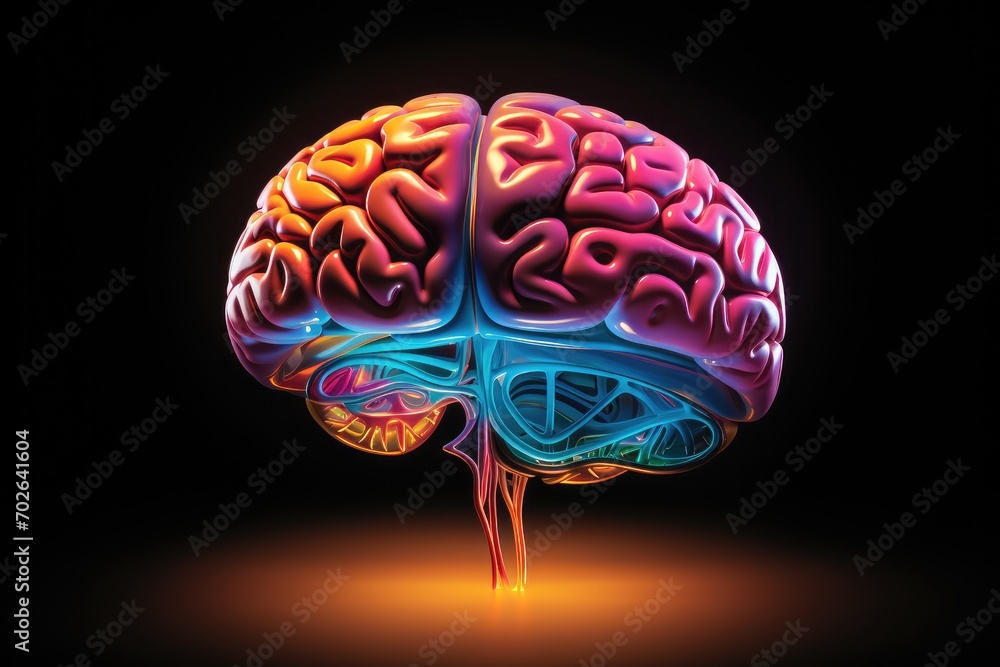 Neurons in the brain forms neural networks that process information ...