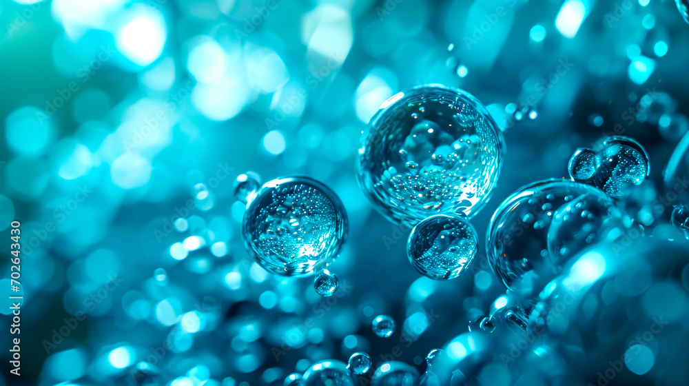 Macro bubble,Macro close up of soap bubbles look like scienctific image ...