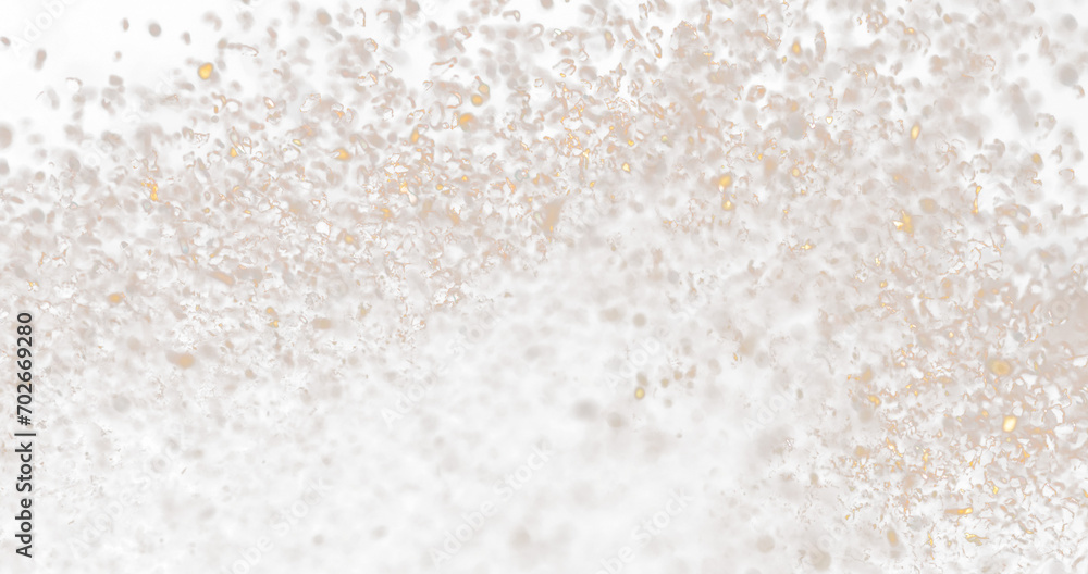 Ground Coffee roasted powder dust fly explosion, Coffee crushed ground ...