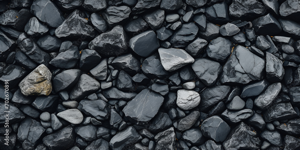 Pebble stone texture background Black pebbles, Rocky Texture A Black ...