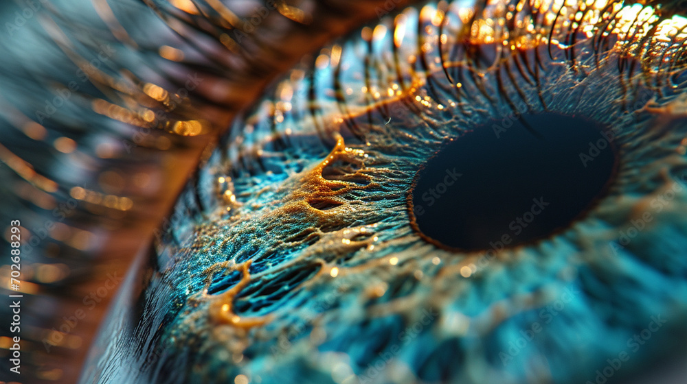 Corneal Topography Examination: A close-up view of a corneal topography ...