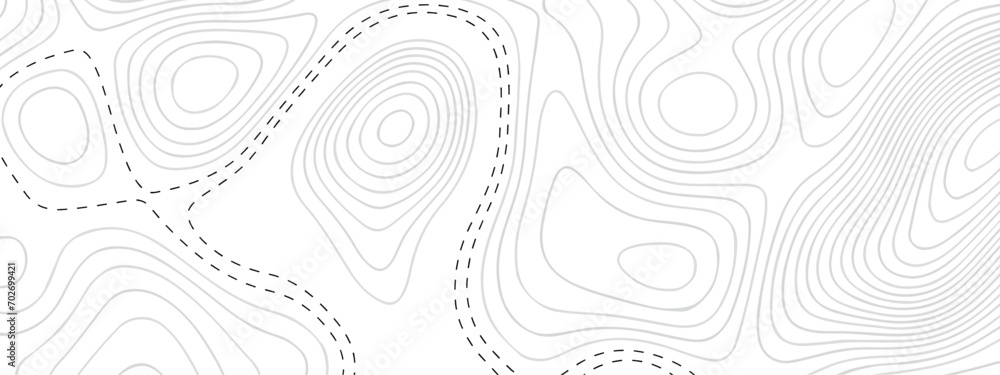 Pattern with lines and dots The stylized height of the topographic map ...