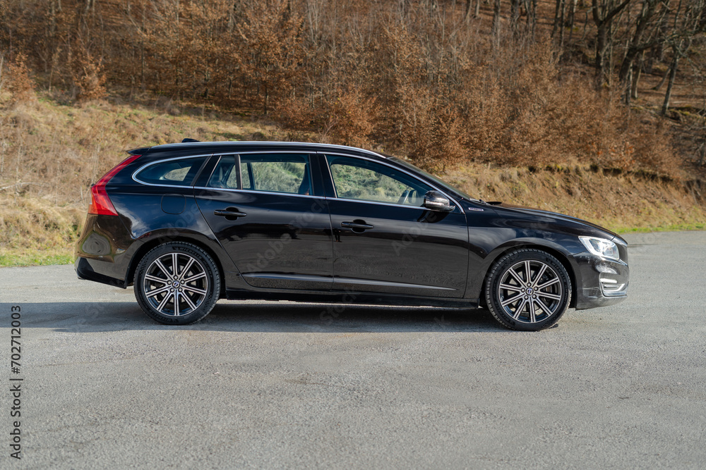 Modern Volvo Vehicle Displayed on a Country Road - Automotive ...