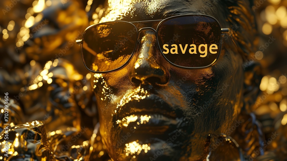 Raw Impact: Savage Slang Word Design, Unleashing Edgy and Expressive ...