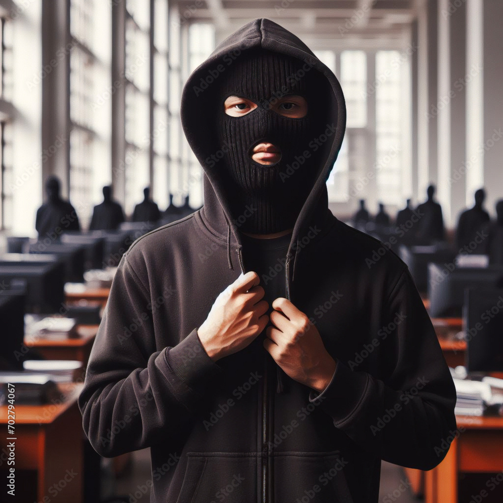 Gang members with guns, doing gang signs, wearing ski masks, balaclavas ...