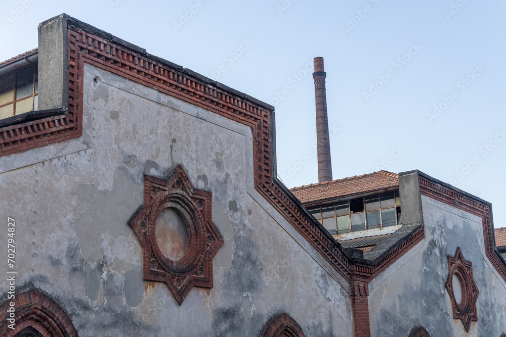 Crespi d'Adda, Italy - january 3 2024 - workers village UNESCO site ...