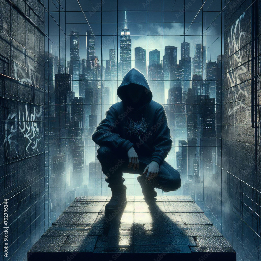 Gang members with guns, doing gang signs, wearing ski masks, balaclavas ...