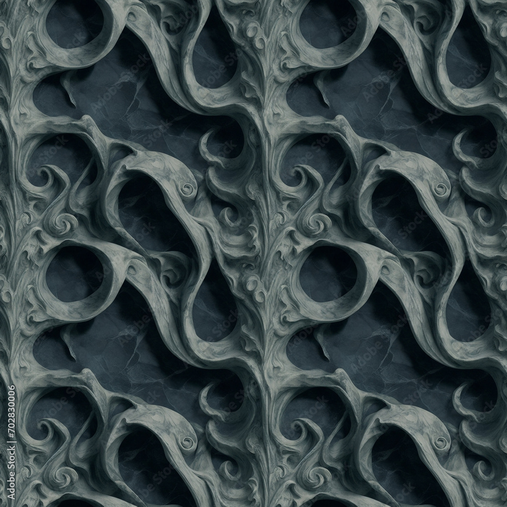 Seamless Gothic Wall Texture - Generative ai, üretken yapay zeka Stock ...