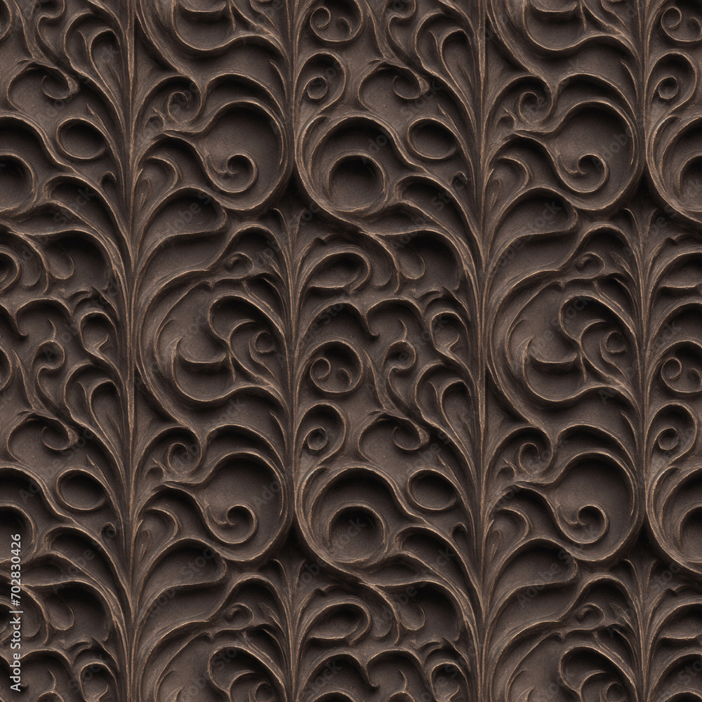 Seamless Gothic Wall Texture - Generative ai, üretken yapay zeka Stock ...