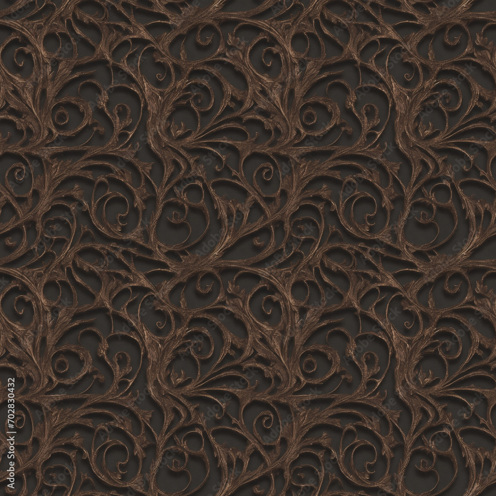 Seamless Gothic Wall Texture - Generative ai, üretken yapay zeka Stock ...